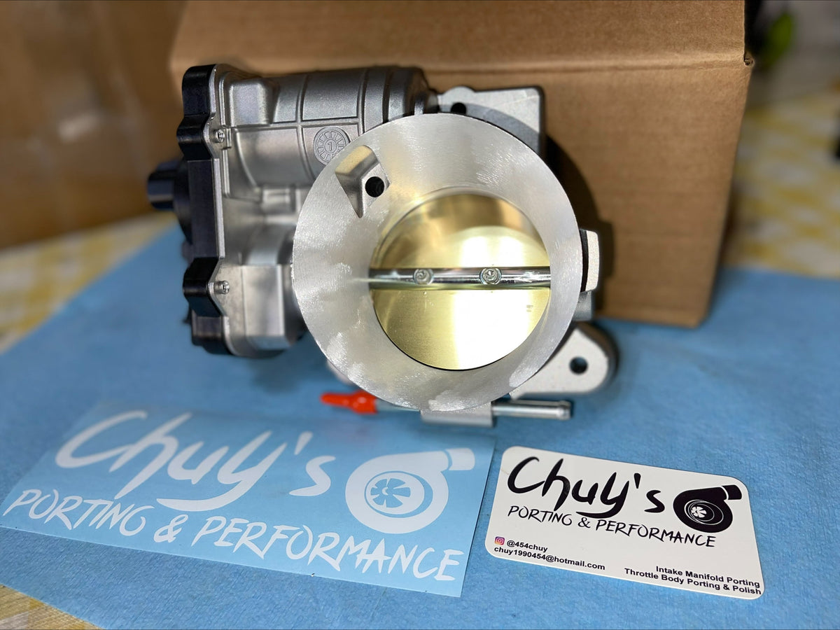 New OE GM 3 Bolt (03-07c) DBW Throttle Body- PORTED BY CHUY – Glenn's Auto Performance