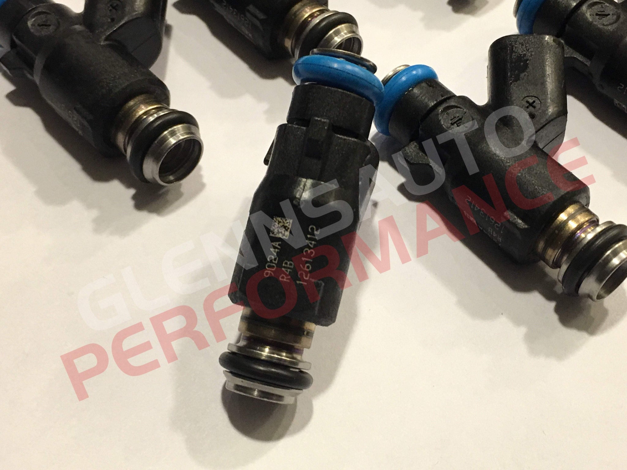 New Set of 8 Delphi 50lb Truck Height Fuel Injectors – Glenn's Auto ...